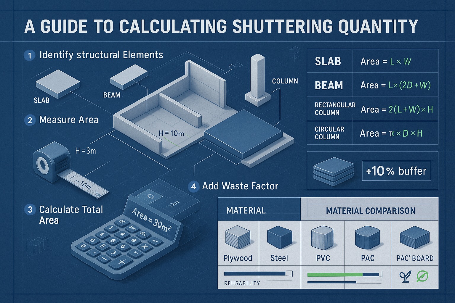 A Guide to Calculating Shuttering Quantity